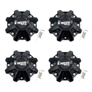 4 pack moto metal wheels mo479l214gbo mo 497l214 gloss black center cap