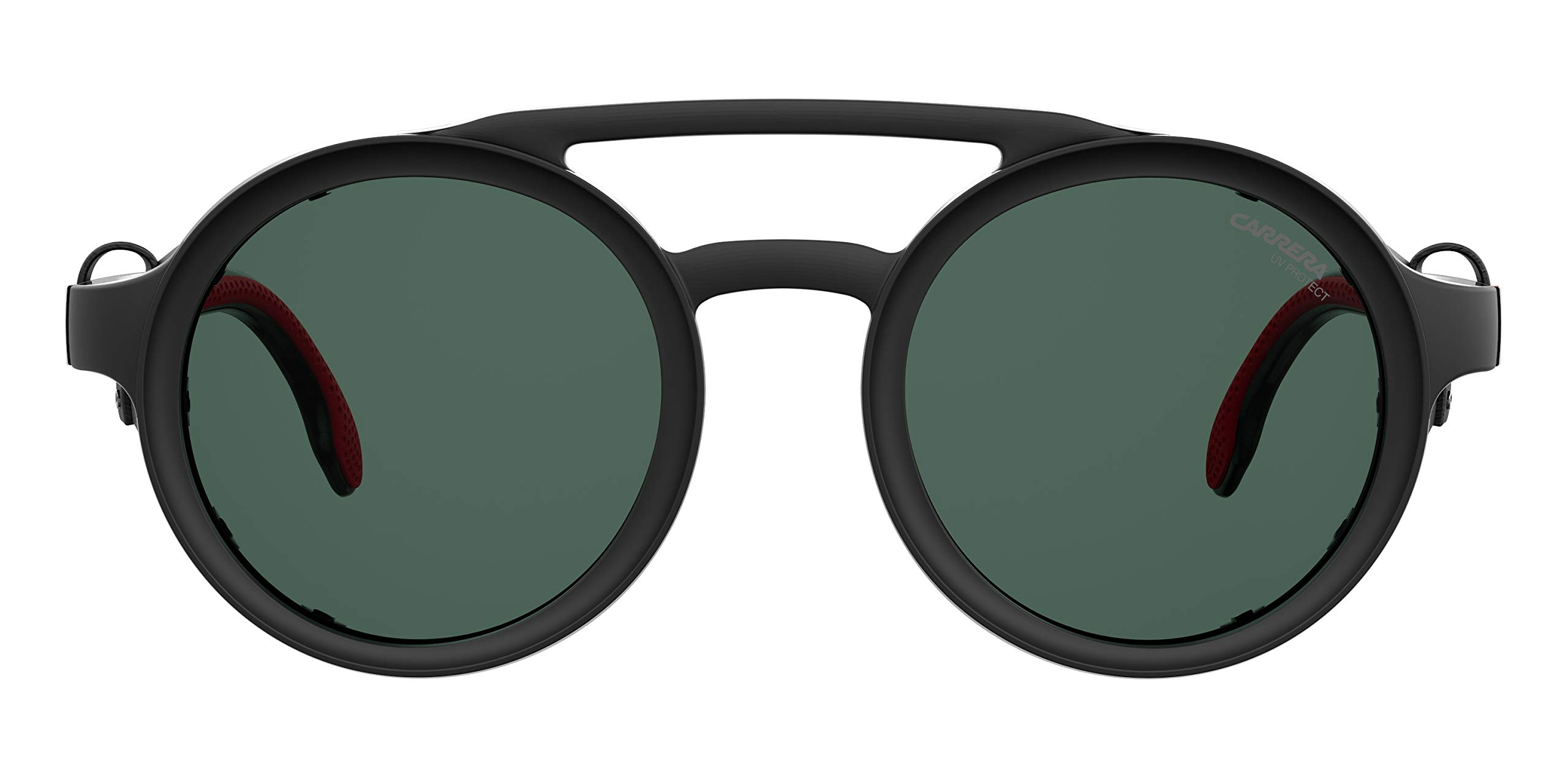 Carrera unisex adult Carrera 5046/S Sunglasses, Black/Green, 49mm 24mm US