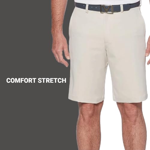 Pro Spin 3.0 Performance 10" Golf Shorts with Active Waistband (Size 30 - 44 Big & Tall), Sleet, 34