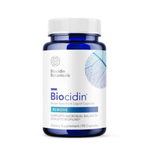 biocidin capsules - gut cleanse process & immune support supplement - supportive biofilm disruptor - promote digestive health & microbial balance - 18 botanical blend (90 vegan capsules)