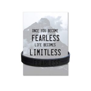 Lifebeats Fearless Silicone Bracelet