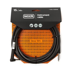 mxr standard instrument cable 15 ft|4.6 m (dcis15r)