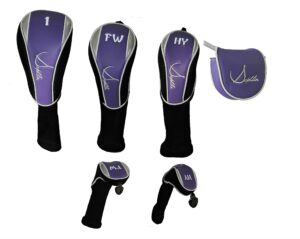 sephlin - lady elaina golf head covers (purple)