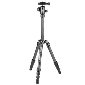 manfrotto element traveller small 5-section carbon fiber tripod with ball head