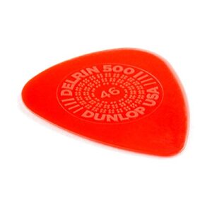 Jim Dunlop Delrin 500 Prime Grip .46mm Guitar Picks (450P.46)