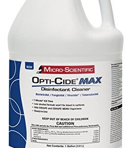 Micro-Scientific M60035 Opti-Cide Max Disinfectant Cleaner and Sanitizer, 1 gallon