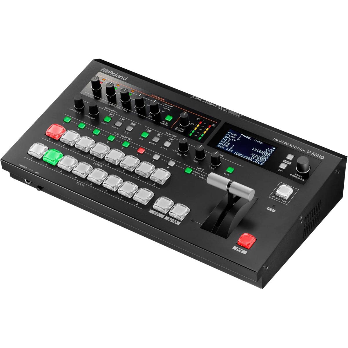 Roland V-60HD HD Plug-n-Play Video Switcher with Audio for Live Event and Streaming