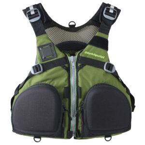 stohlquist fisherman lifejacket (pfd)-olivegreen-s/m