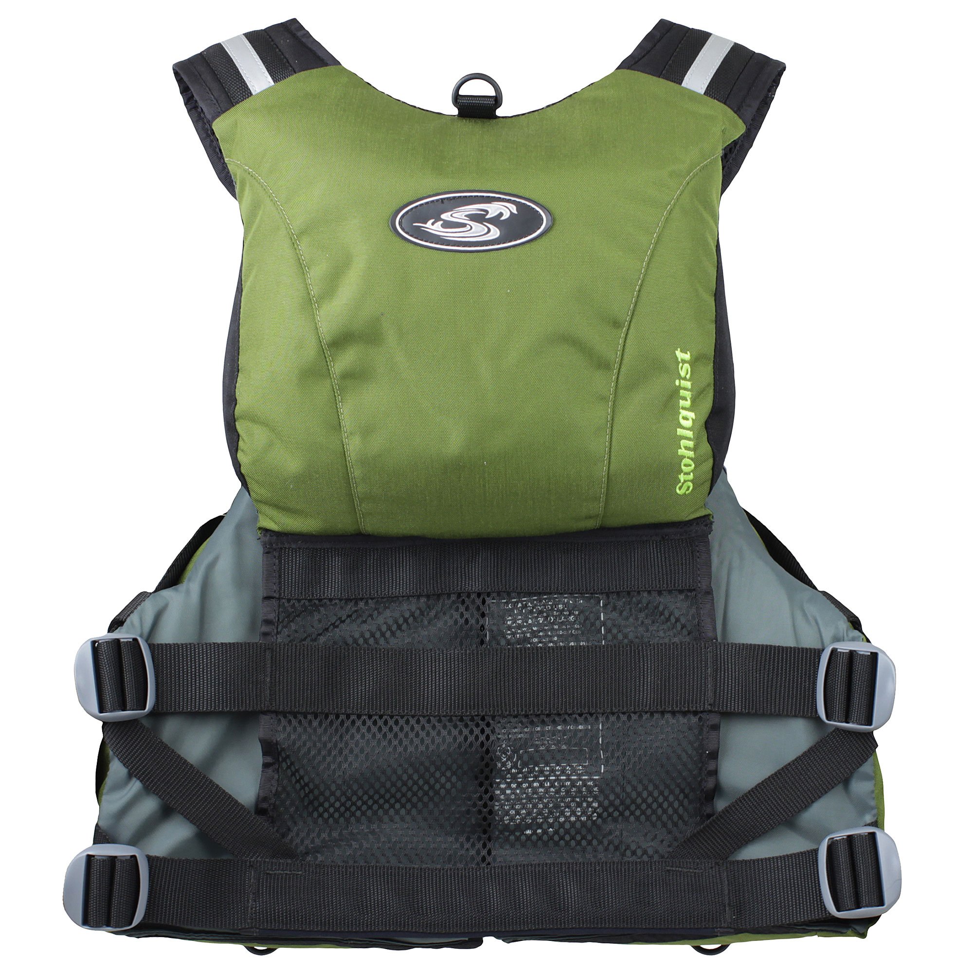 Stohlquist Fisherman Lifejacket (PFD)-OliveGreen-S/M