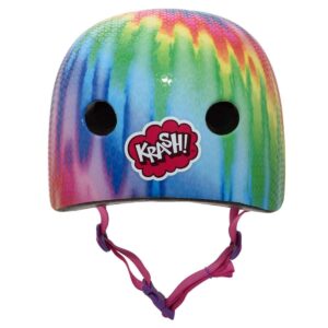 Krash Girls Bike Helmet, Free Spirit Tye Dye