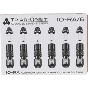 Triad-Orbit IO-RA/6 - IO Retrofit Quick-Change Coupler, Aluminum, 6-Pack