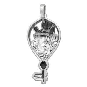 Women's Sterling Silver Frigga's Key Pendant - Viking Norse Goddess of Love and Marriage Jewelry Mother's Day Gift