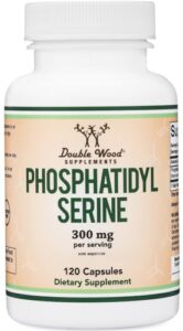 phosphatidylserine supplement 300mg per serving, 120 capsules (phosphatidyl serine complex) by double wood