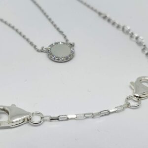 Made in Italy Ultra Durable | 925 Sterling Silver Extender Chain for Bracelets, Necklaces, Anklets, Key Chains | 2 Inches