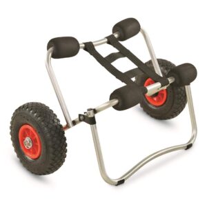 guide gear kayak canoe carrier trolley cart dolly foldable for carrying kayaks, canoes, boats, paddleboards, float mats