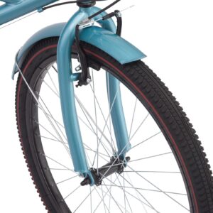 Schwinn Costin Cruiser Bike, for Men and Women, 7-Speed, 27.5-Inch Wheels, Suggested Rider Height 64-74-Inches Tall, Blue