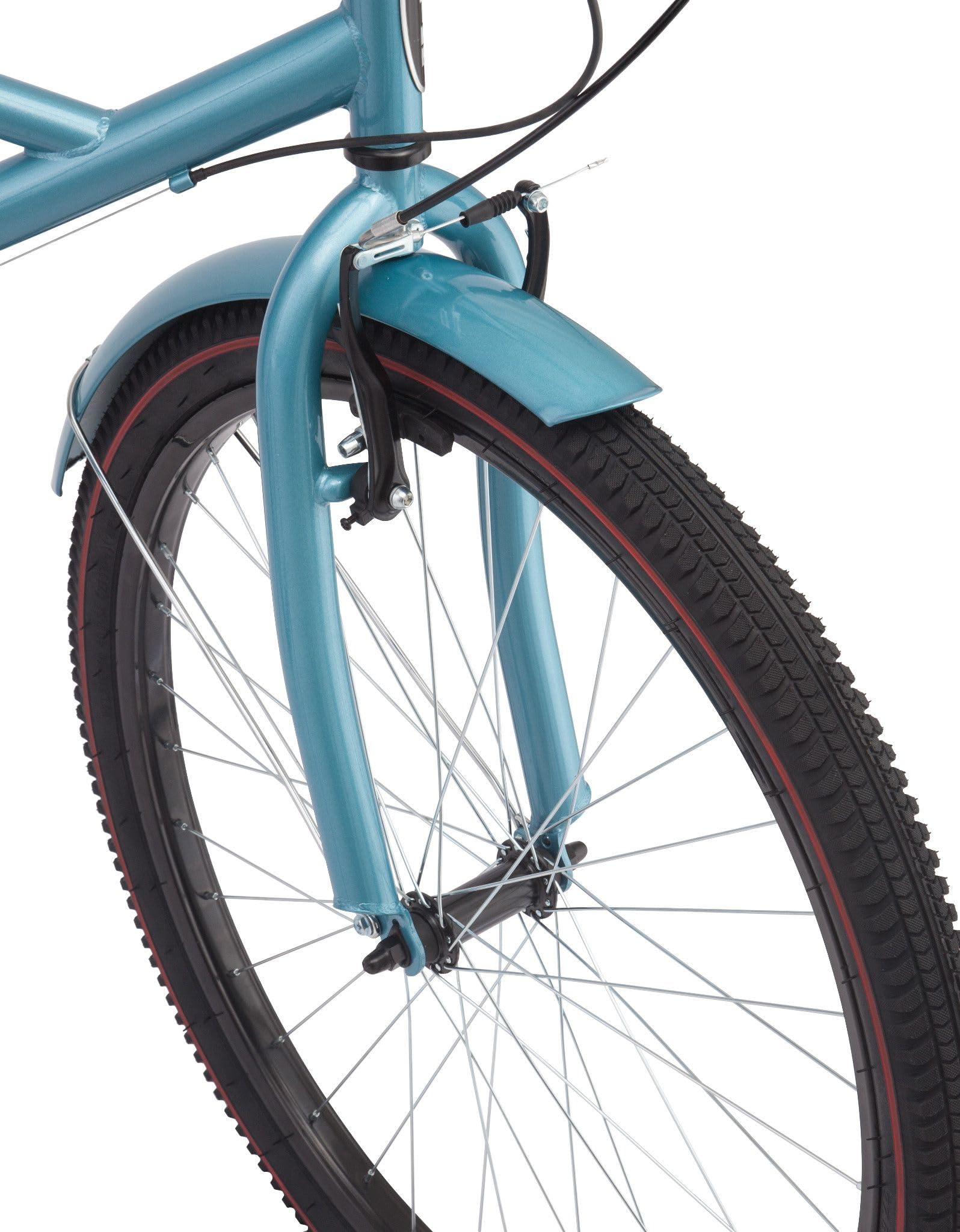 Schwinn Costin Cruiser Bike, for Men and Women, 7-Speed, 27.5-Inch Wheels, Suggested Rider Height 64-74-Inches Tall, Blue