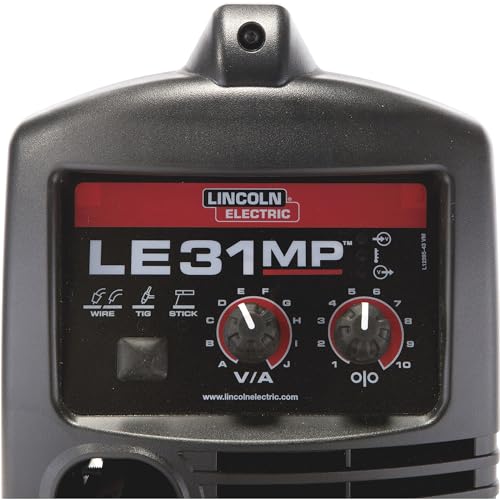 Lincoln Electric LE31MP MIG Welder with Multi Processes - Transformer, MIG, Flux-Cored, Arc and TIG, 120V, 80-140 Amp Output, Model Number K3461-1