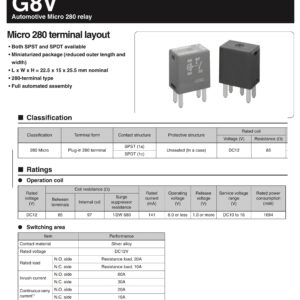 Omron GM 5 pin Black 12077866 Replacement for Relay 5810-0202, 7866 (Pack of 3)