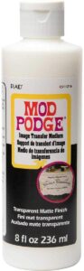 mod podge transfer medium, clear, 8 oz