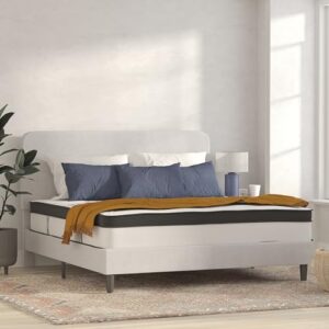 flash furniture capri comfortable sleep 12" hybrid pocket spring and foam mattress in a box, foam pocket spring hybrid mattress for pressure relief, king