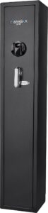 new barska large quick access biometric rifle safe cabinet (52 in x 8.6 in x 9.8 in)