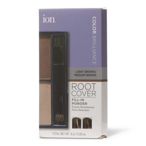 ion medium/dark brown root cover fill-in powder medium/dark brown