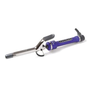 ion titanium pro curling iron, 3/4 inch, heats up to 450°f, maximum curl retention, dual voltage