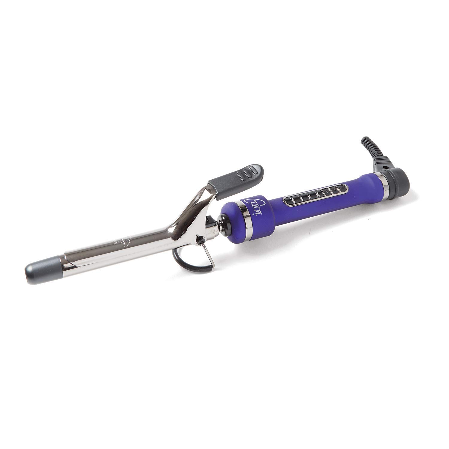 ion Titanium Pro Curling Iron, 3/4 Inch, Heats up to 450°F, Maximum Curl Retention, Dual Voltage