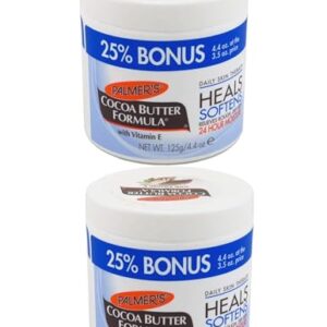 Palmers Cocoa Butter Jar With Vitamin E 4.4 Ounce Bonus (Pack of 2)