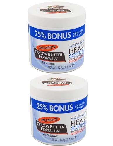 Palmers Cocoa Butter Jar With Vitamin E 4.4 Ounce Bonus (Pack of 2)