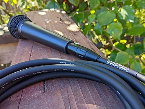 Pig Hog PHM3 8mm Tour Grade Mic Cable, XLR 3ft - 2-pack, Speaker