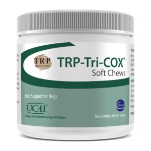 ceva animal health trp-tri-cox soft chews - joint support for dogs (60 count)