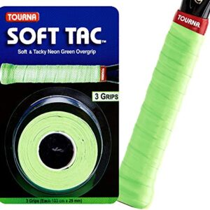 Tourna Soft Tac Overgrip Wrap, Neon Green