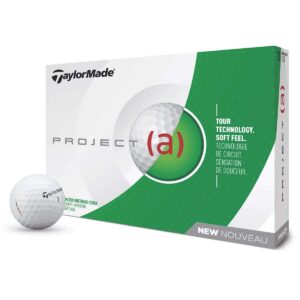 taylormade project (a) dozen golf balls, white, one size