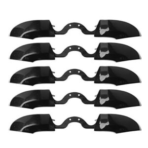 5PCS Solid Black LB RB Bumpers Triggers Buttons with T8 T6 Screwdrivers Replacement for Xbox One Elite Controller