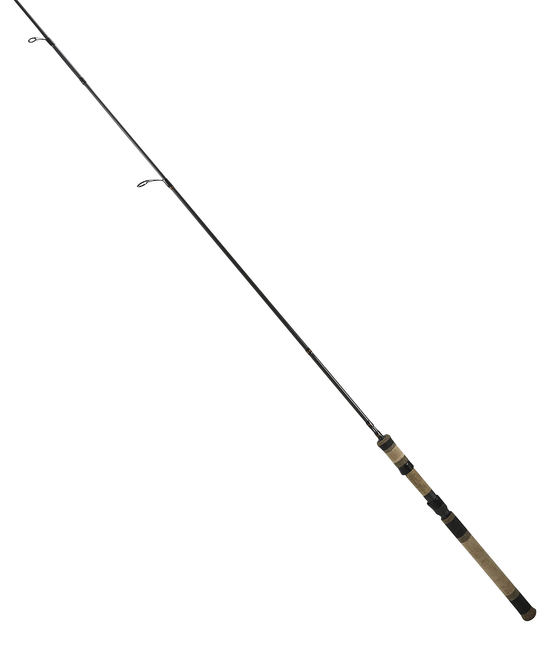 Okuma GSP-S-761L Guide Select Pro Trout Spinning Rod, 7'6" Length, 1 Piece, 2-6 lb Line Rate, 1/8-1/2 Ooz Lure Rate, Light Power, Black