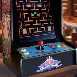 Doc and Pies Arcade Factory Classic Home Arcade Machine - Tabletop and Bartop - 412 Retro Games - Full Size LCD Screen, Buttons and Joystick (Black)