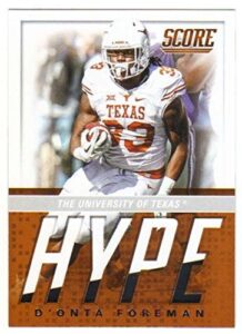 2017 panini score football hype #2 d'onta foreman