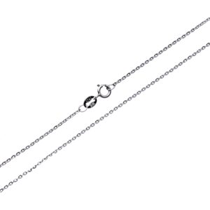 wellme sterling silver 1mm/1.5mm/2mm gliding rolo cable chain necklace 16’’-40’’ (24, 1mm)