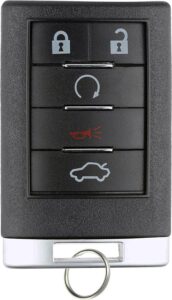 keylessoption keyless entry remote car smartr key fob for cadillac cts sts dts 2008-2011 (ouc6000066)