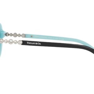 Tiffany & Co. TF4121B Sunglasses Black Blue w/Blue Gradient Lens 55mm 80559S TF4121-B Tiffany&Co. TF 4121B TF 4121-B, Large