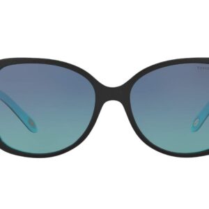 Tiffany & Co. TF4121B Sunglasses Black Blue w/Blue Gradient Lens 55mm 80559S TF4121-B Tiffany&Co. TF 4121B TF 4121-B, Large