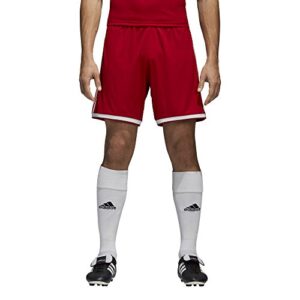 adidas men's regista 18 short power red/white small