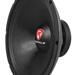 Rockville (2) RVW1500P8 3000w 15" Raw DJ Subwoofers 8 Ohm Subs 70OZ Magnet