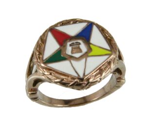 shrine & mason products t28 oes stainless steel ring order eastern star o.e.s. sister (10)