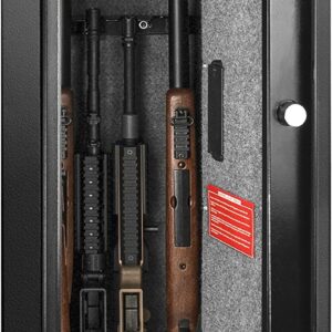 BARSKA New Large Quick Access Biometric Rifle Gun Safe Cabinet (13.75 in x 13.38 in x 57 in)