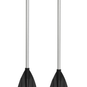 Pactrade Marine Boat Kayak Raft Floating Set of 2 Telescopic 45'' - 72'' Oar Paddle & Hook Anodized Aluminum Shaft (2 pcs)