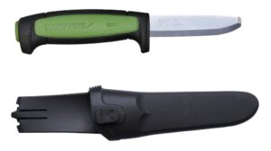 morakniv safe pro carbon steel fixed blade knife with blunt tip