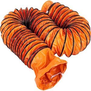 vevor 25ft pvc flexible duct hosing for 12 inch utility blower exhaust fan (12in 25ft)